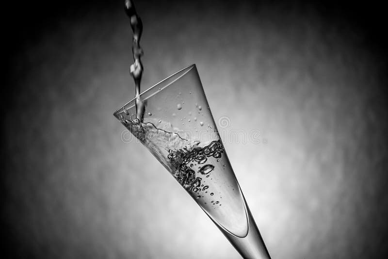 Nice Glass with Water Splashes Stock Image - Image of blend, drop: 80746841