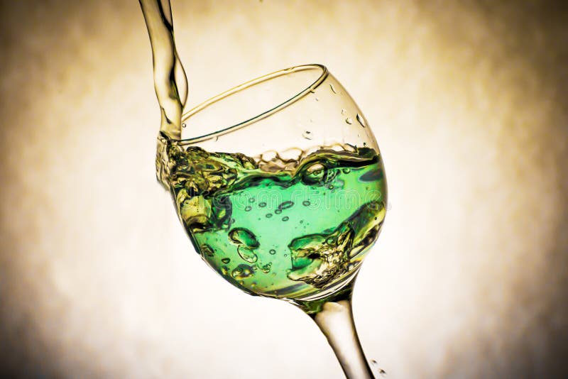 Nice Glass with Water Splashes Stock Image - Image of drop, freshness ...