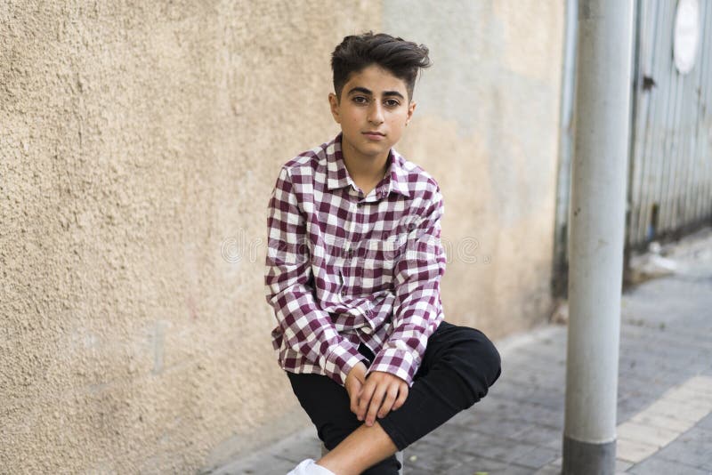 Nice boy portrait stock photo. Image of handsome, children - 161486062