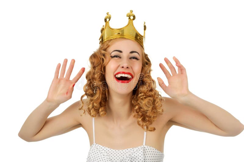 Nice happy queen stock photo. Image of happy, majestic - 30370402