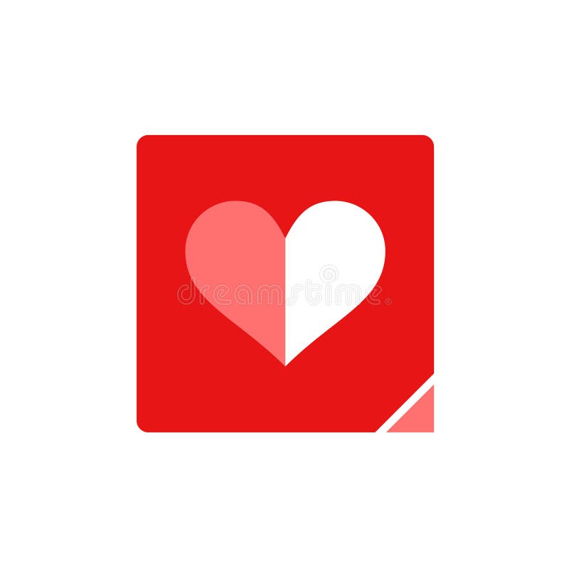 Nice heart icon stock vector. Illustration of hobby - 127255669