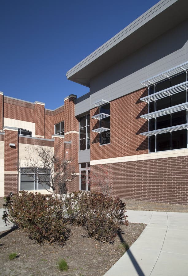 Nice High School Background Stock Image - Image of schoolyard ...