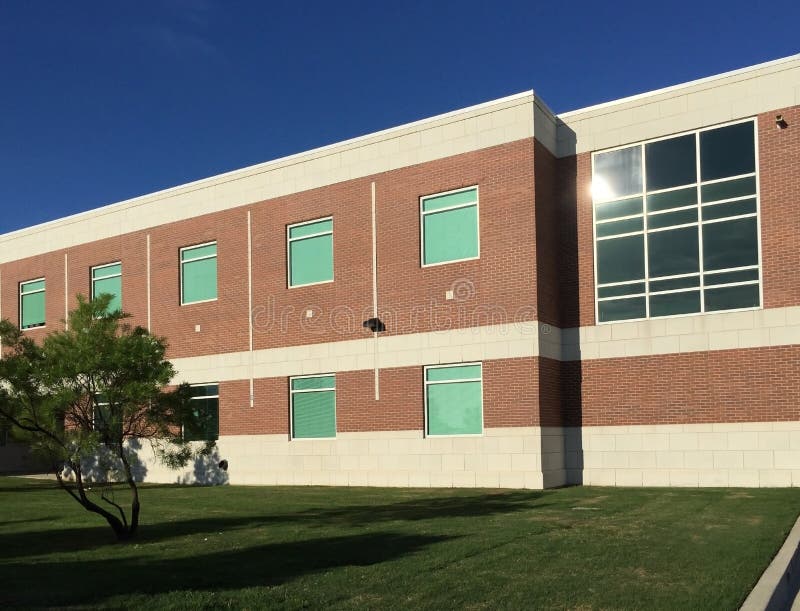 Nice high school entrance stock image. Image of entrance - 49976461