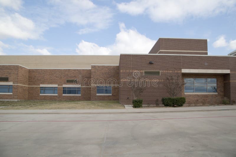 Nice high school entrance stock image. Image of entrance - 49976461