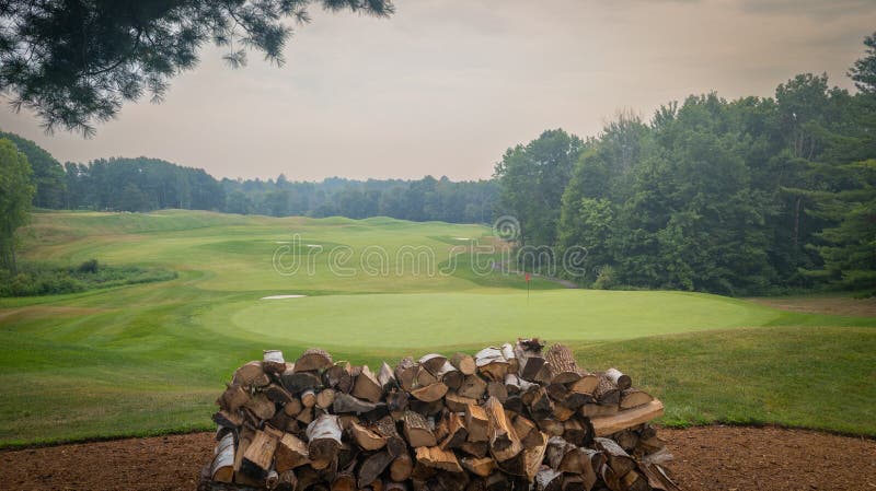 Nice Hole on a Canadian Golf Club Stock Image - Image of canada, ball ...