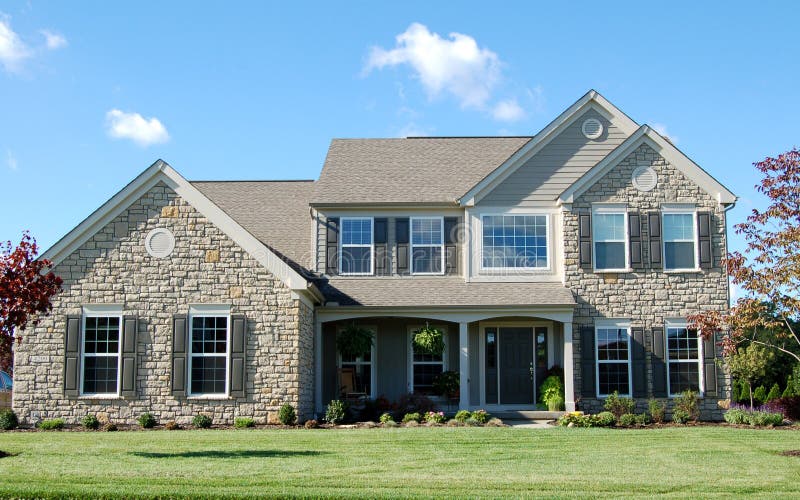 Nice home stock image. Image of gent, real, realtor, mansion - 1441747