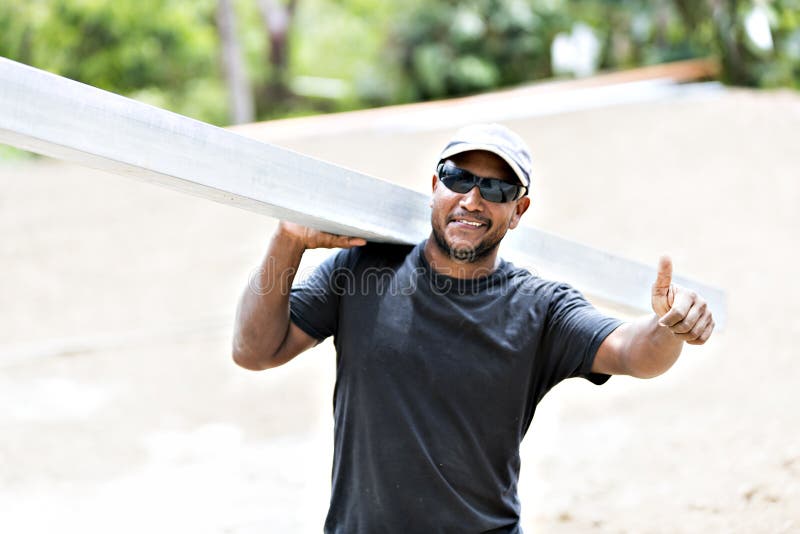 Nice House Construction African at Work Industry Stock Photo - Image of ...