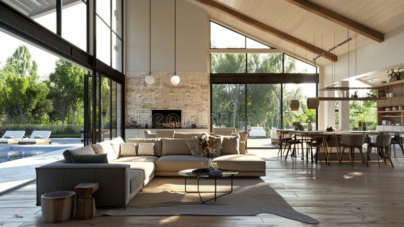 Nice house, modern style stock photo. Image of lifestyle - 344622294