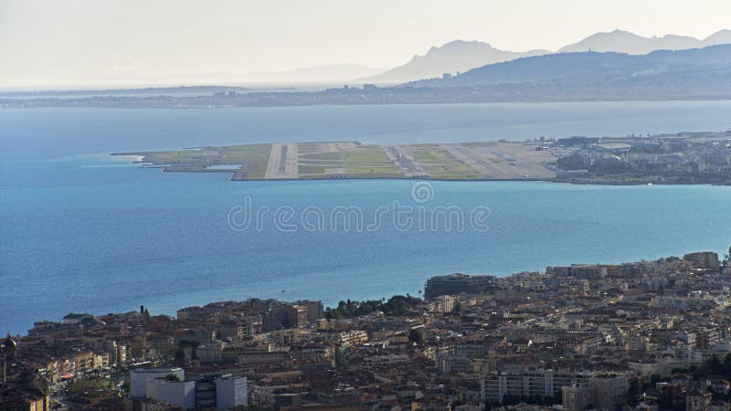 Nice and its airport stock image. Image of french, france - 52256031
