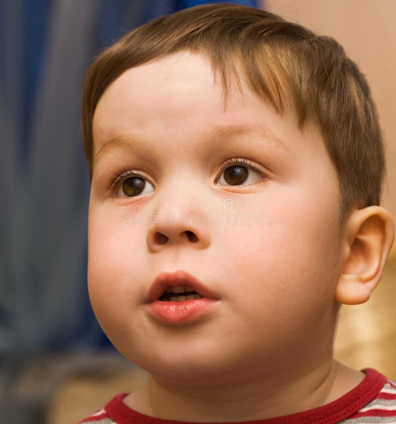 Nice kid stock photo. Image of caucasian, face, expression - 4936034