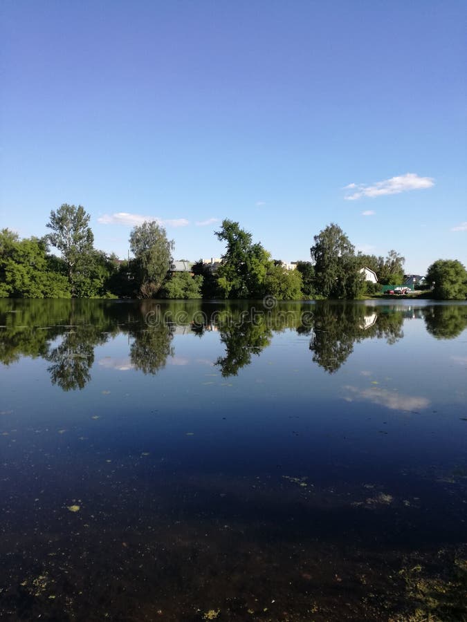 Nice lake view stock image. Image of nature, lake, reflection - 127421259
