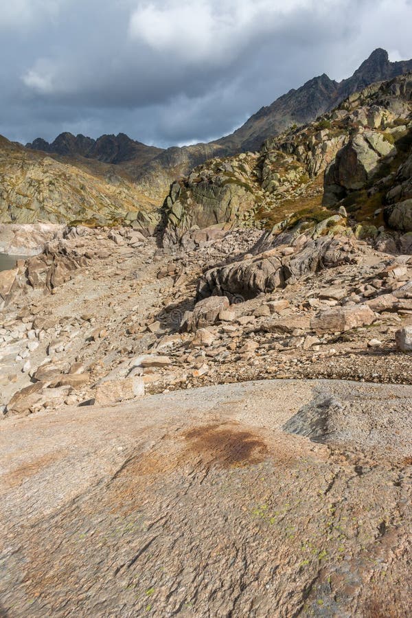 Nice Landscape from a Mountains in Country Andorra Stock Photo - Image ...