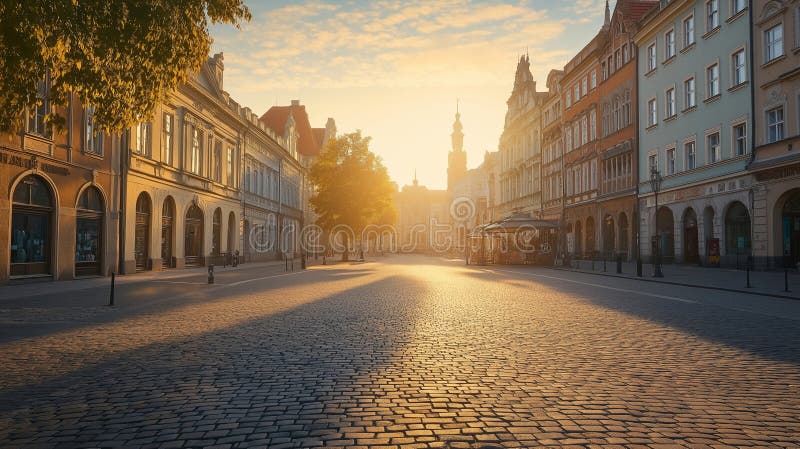 Nice Landscape Theme of Buildings Stock Image - Image of summer ...