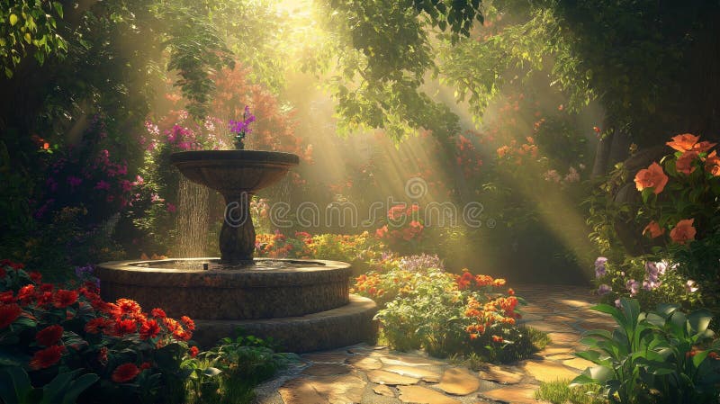 Nice Landscape Theme with Calm Feeling Stock Image - Image of plant ...