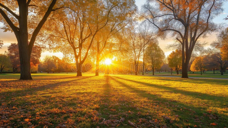 Nice Landscape Theme with Colors Stock Photo - Image of light, sunshine ...