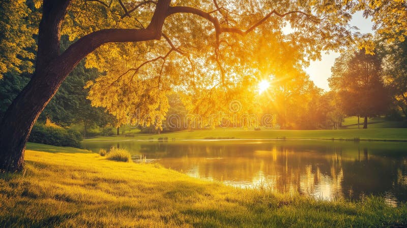 Nice Landscape Theme with Colors Stock Image - Image of travel, orange ...