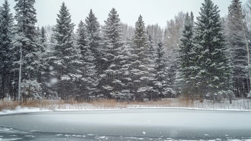 Nice Landscape Theme for Wallpaper Stock Photo - Image of trees, water ...