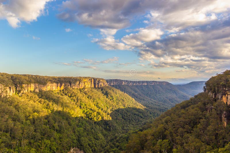 Nice Landscape View of Kangaroo Valley, Australia Stock Photo - Image ...
