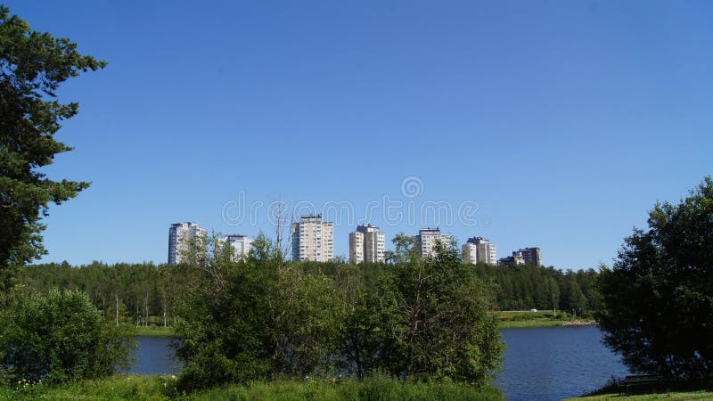 A View from the Below of the Lulea Heights Stock Photo - Image of lule ...