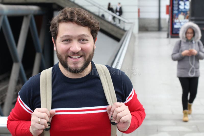 Nice Large Build Man Smiling Stock Photo - Image of business, happy ...