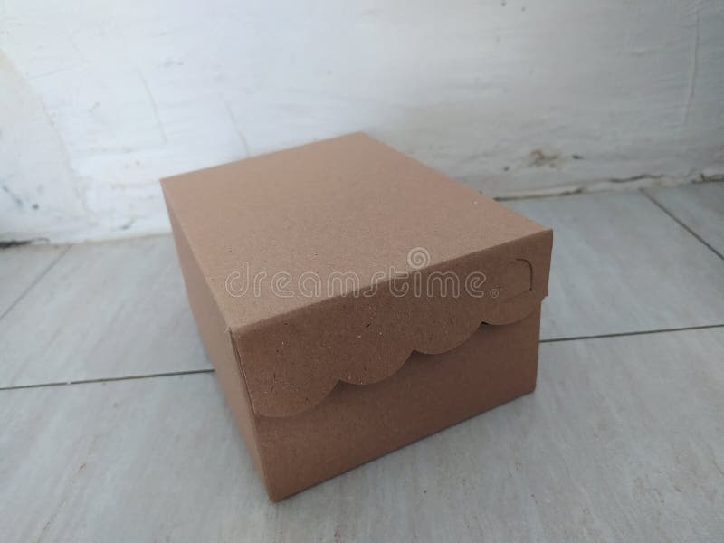 Nice light brown box stock image. Image of table, brand - 264189719