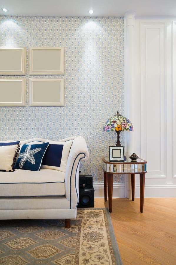 Nice living room stock image. Image of furniture, house - 43640061