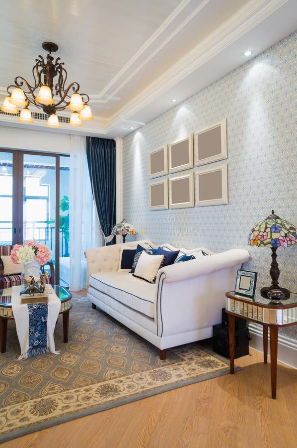 Nice living room stock image. Image of house, decor, room - 43640103