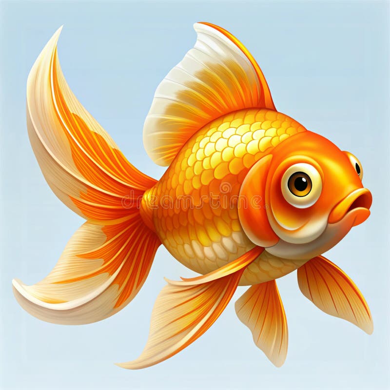Nice Looking Gold Fish Image for Print and Web Uses. Stock Photo ...
