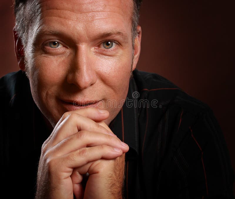 Nice looking man stock photo. Image of aged, closeup - 16688970