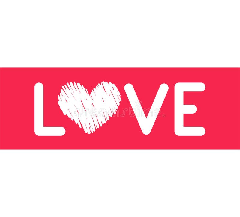 Nice love symbol stock vector. Illustration of sign - 136400466