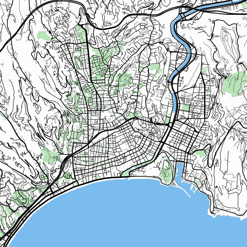 Nice map. stock illustration. Illustration of france - 306660720