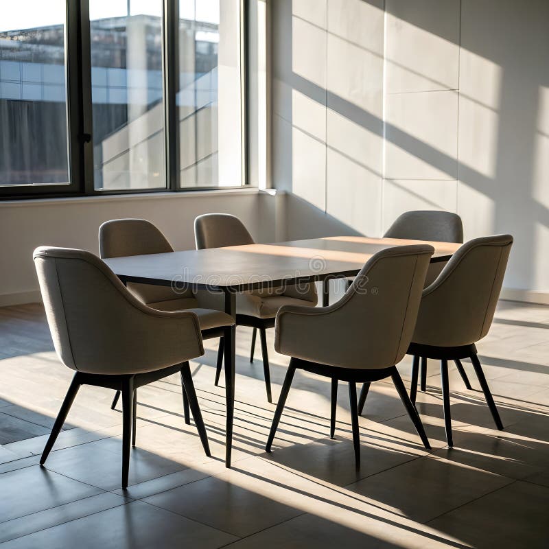 Nice Meeting Room Closely Concept Abstract Empty Light Stock ...