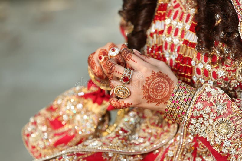 Nice Mehndi Design Bride Hands . Stock Photo - Image of hands, spring ...