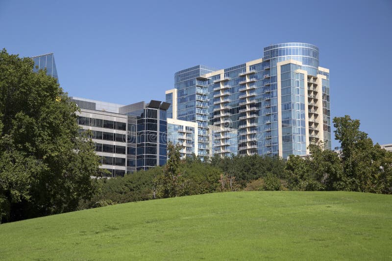 Nice Modern Apartment Buildings Stock Photo - Image of buildings ...