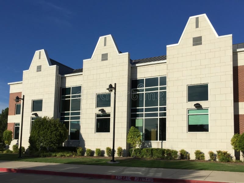 Nice high school entrance stock image. Image of entrance - 49976461