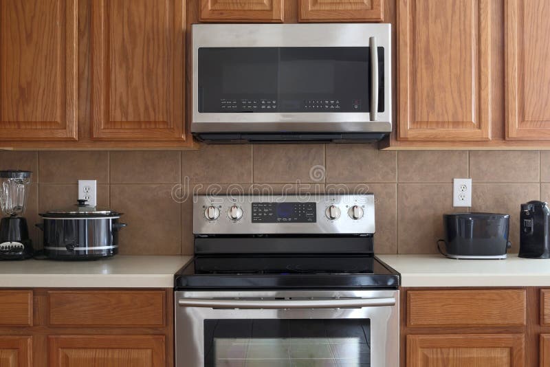 Nice modern kitchen stock image. Image of house, home - 48753443