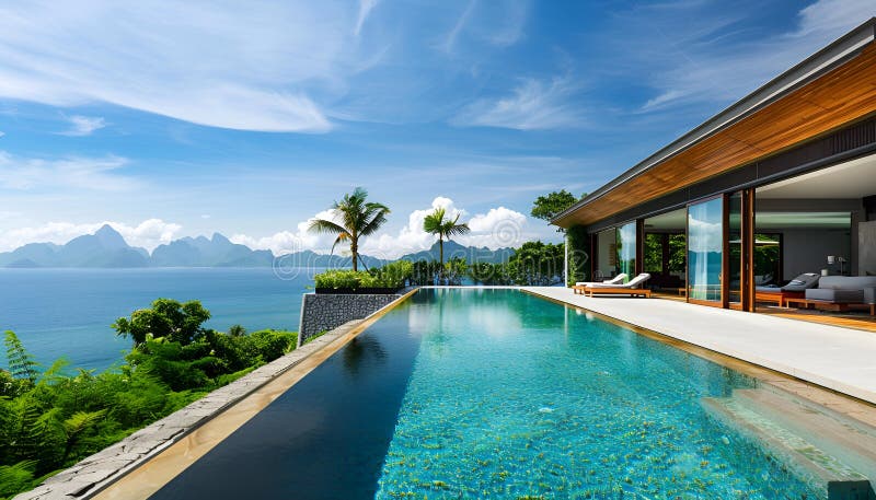 Nice Modern Villa in Tropic Environment Stock Photo - Image of luxury ...