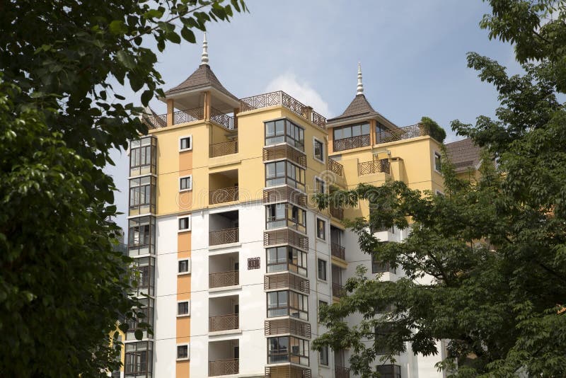 Nice new condo stock image. Image of house, liftstyle - 44969501