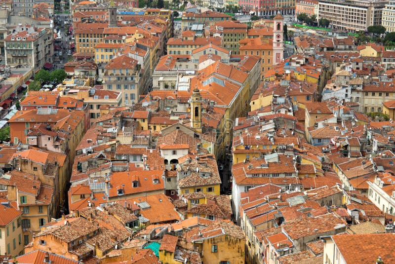 Nice - Nice View of the City from Above Stock Image - Image of cultural ...