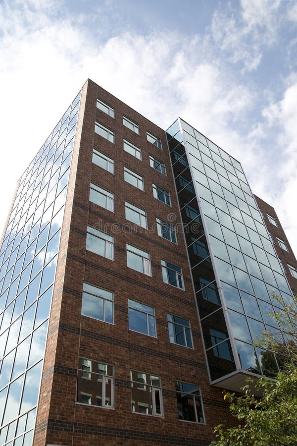 Nice Office Buildings and Landscapes in the City Stock Photo - Image of ...