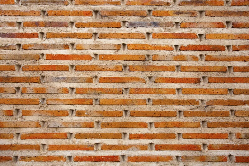 Nice Brick Wall with Rooftiles Stock Photo - Image of copy, view: 29039456