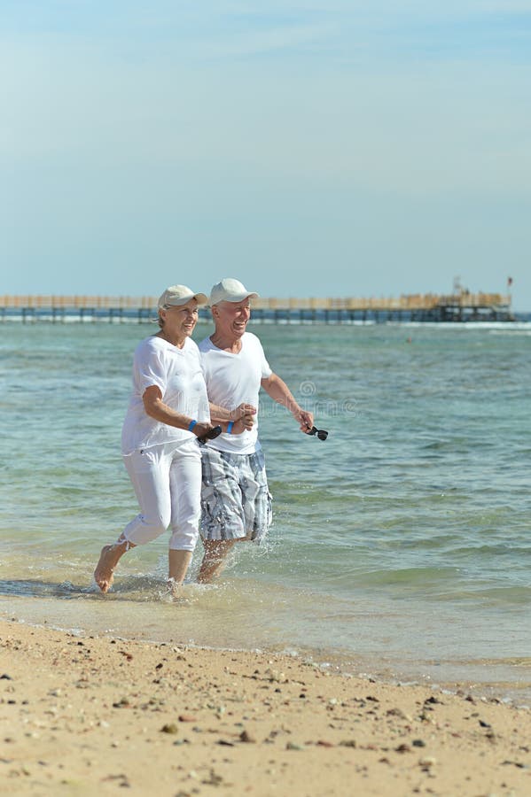 Nice old couple stock photo. Image of beach, lady, husband - 39799858