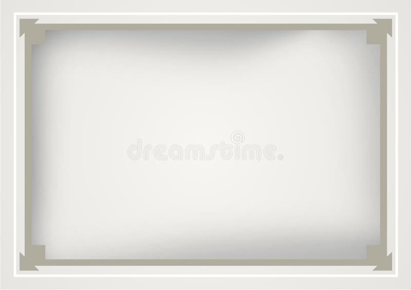 Nice ornate frame design stock illustration. Illustration of diploma ...