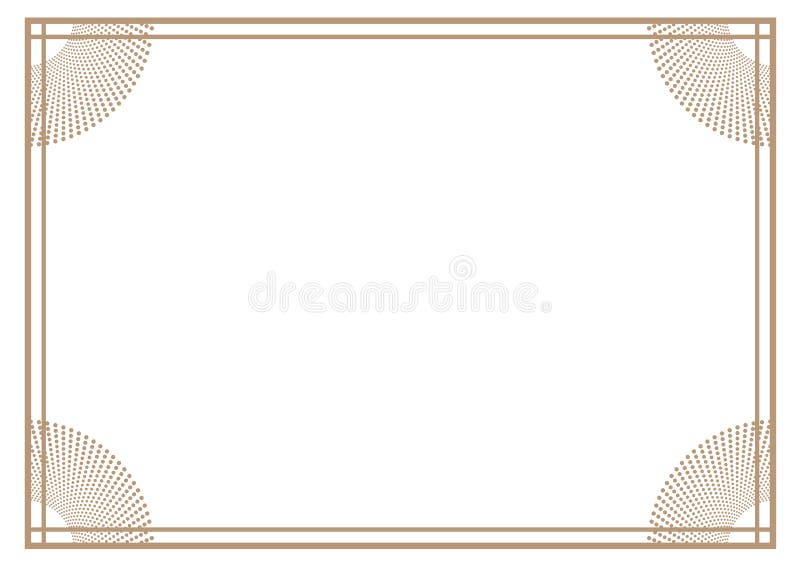 Nice ornate frame design stock vector. Illustration of award - 76106816
