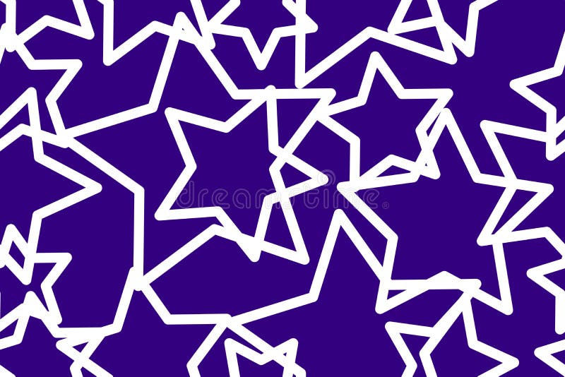 Nice Outline Star Pattern Background Stock Vector - Illustration of ...