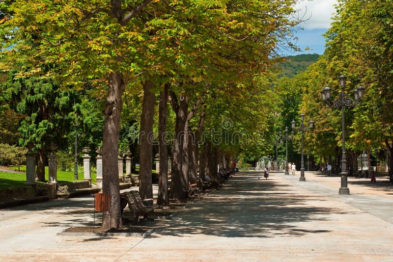 Nice park stock image. Image of park, harmony, spain - 23955509