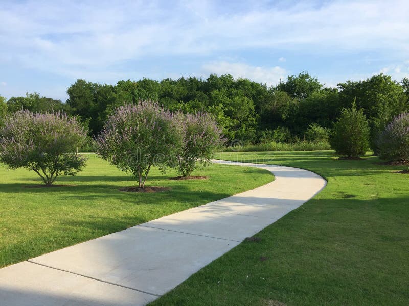 A Nice Friendly Community in Suburban Stock Photo - Image of business ...