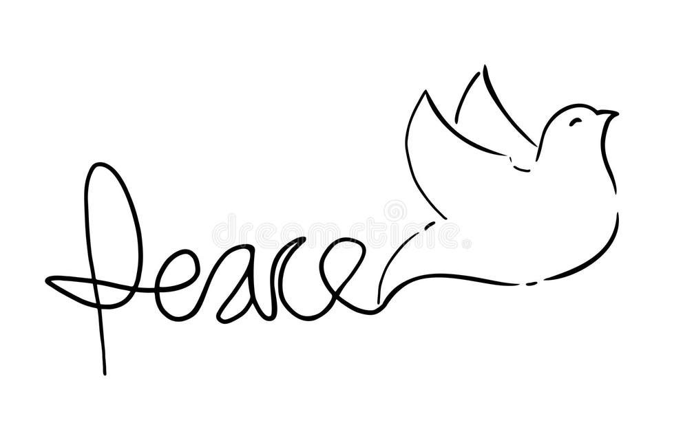 Nice peace message symbol stock vector. Illustration of nice - 292578980
