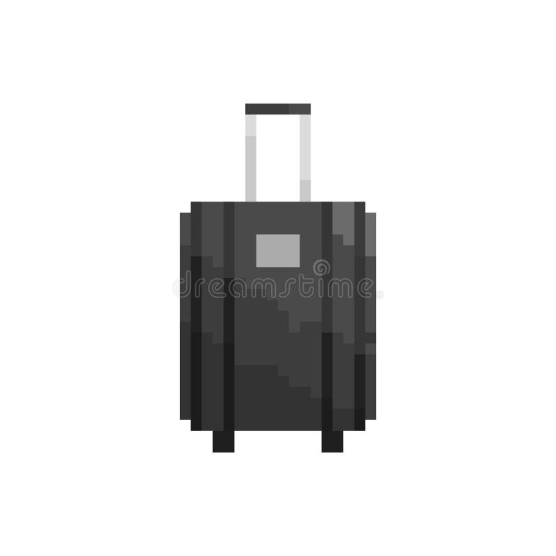 Nice pixel suitcase stock vector. Illustration of business - 97056169