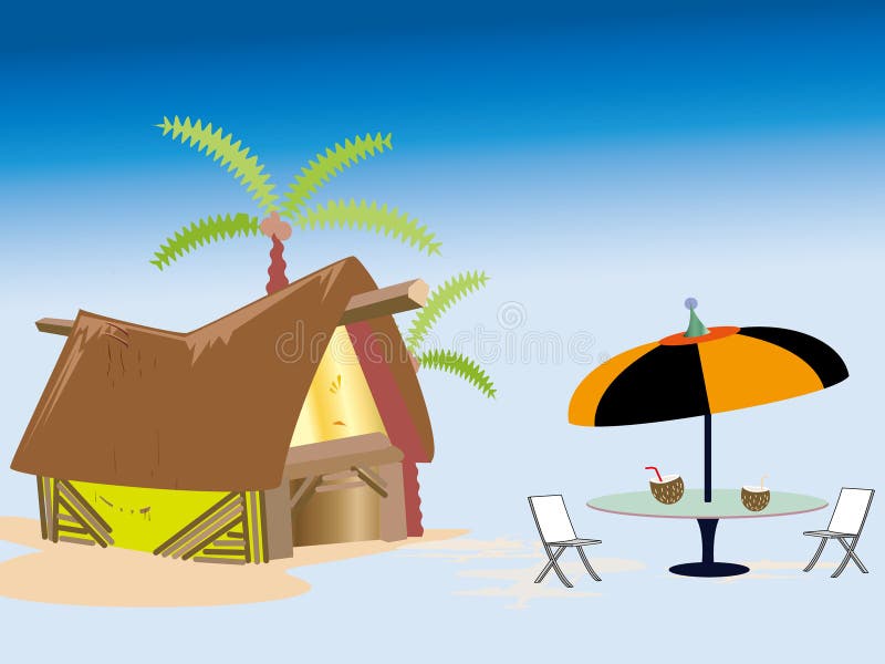 A nice place to vacation stock vector. Illustration of wooden - 19985637